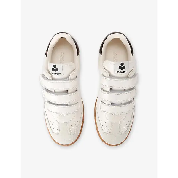 Isabel Marant Étoile Beth Logo Leather Trainers
