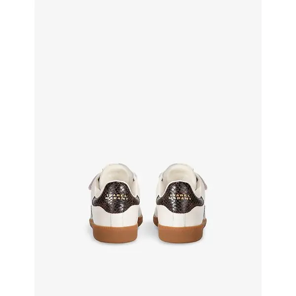 Isabel Marant Étoile Beth Logo Leather Trainers