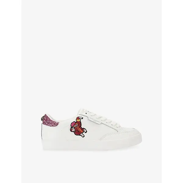 Kurt Geiger London Patch Leather Trainers