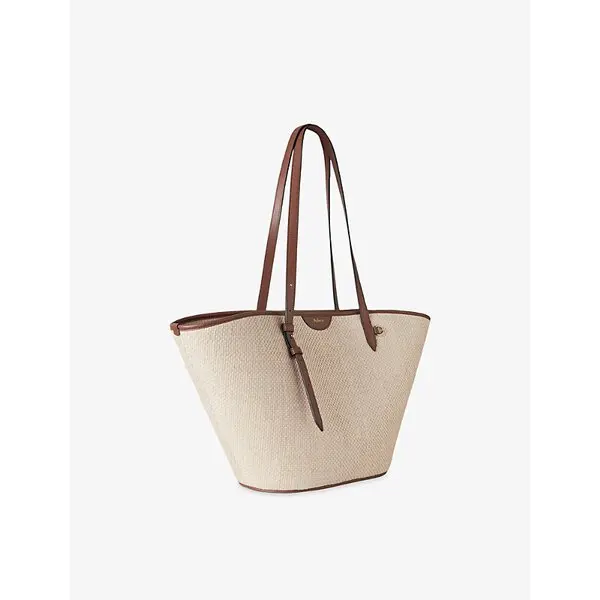 Mulberry Basket Woven Tote Bag