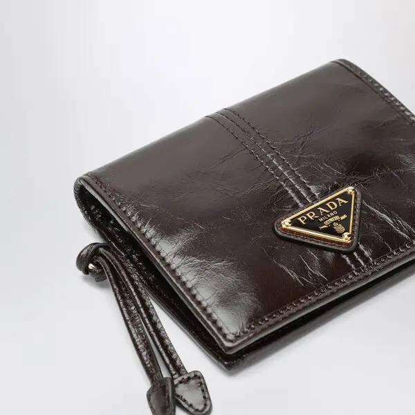 Prada Small Dark Calfskin Wallet