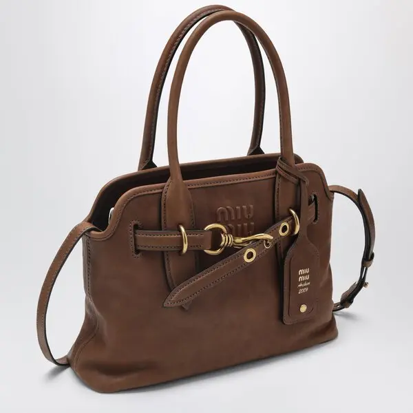 Miu Miu Aventure Bag Rovere In Nappa Leather