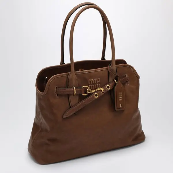 Miu Miu Black Nappa Leather Aventure Bag