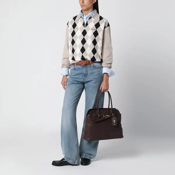 Miu Miu Aventure Bag In Radica-coloured Nappa Leather