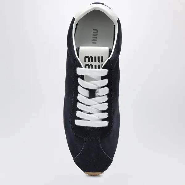 Miu Miu Plume Suede Sneakers