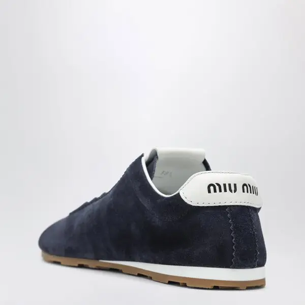 Miu Miu Plume Suede Sneakers