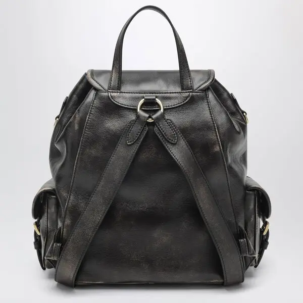Miu Miu Coffee Lambskin Backpack