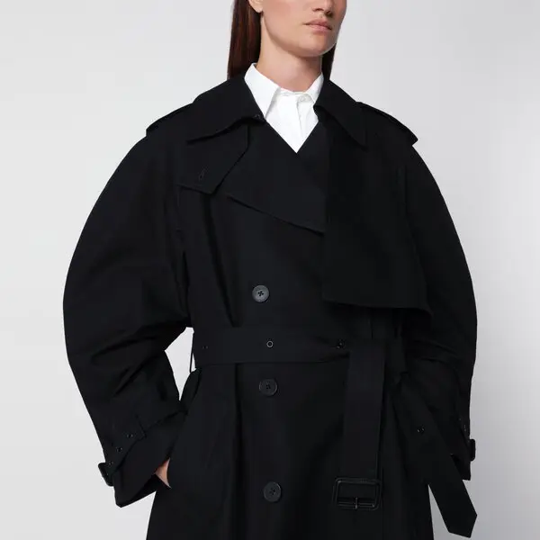 ANINE BING Pascale Cotton Maxi Trench Coat