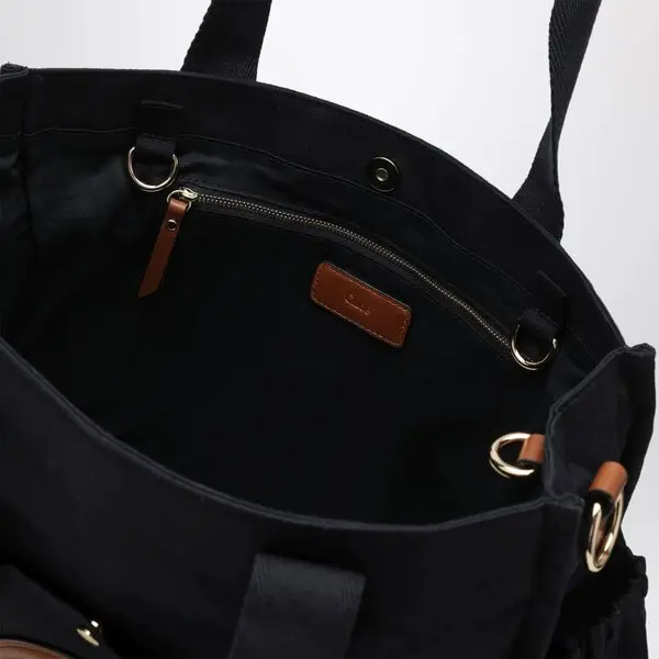 Chloé Navy Cotton Changing Bag