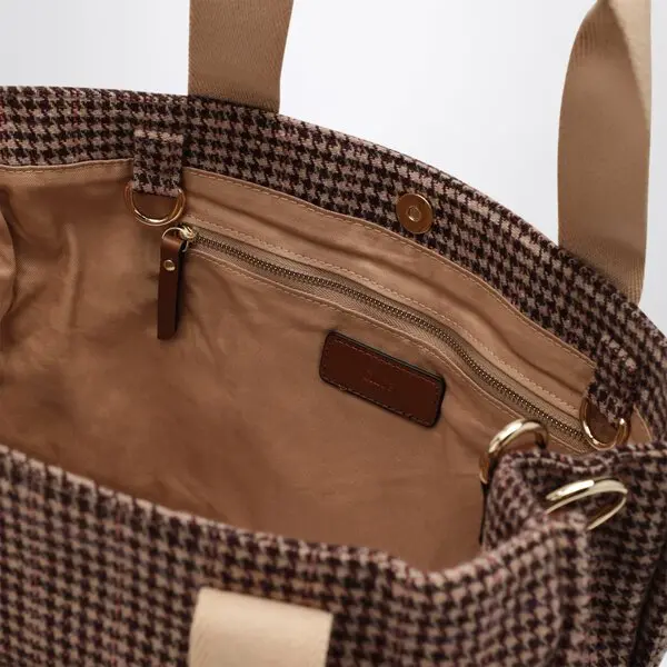 Chloé Checked Polyester Changing Bag