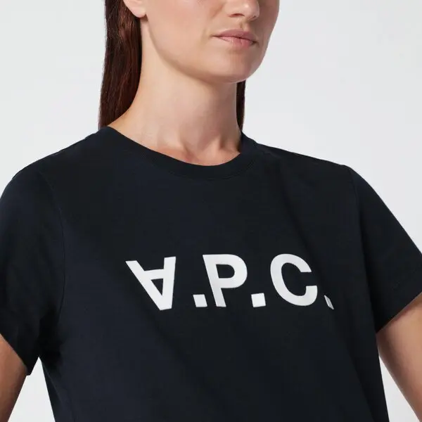A.p.c. Navy Cotton T-shirt
