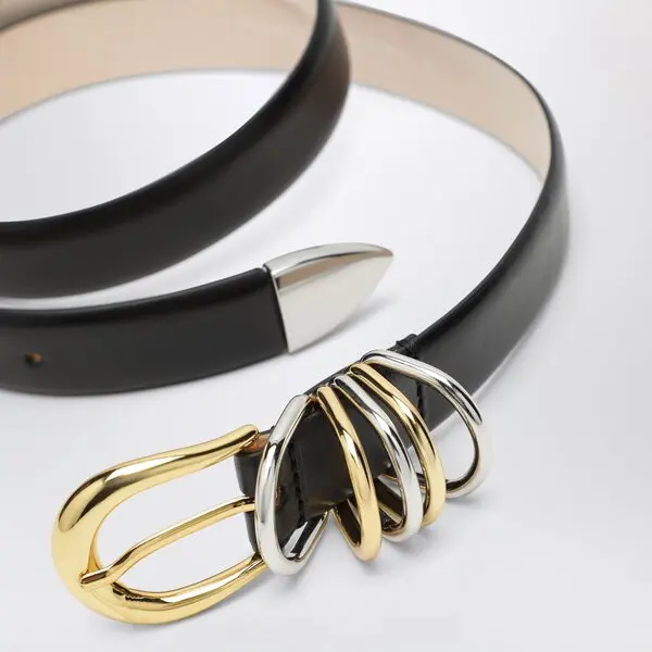 DEHANCHE Hollyhock Belt /gold/silver In Leather