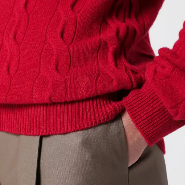AMI Paris Merino Wool Sweater