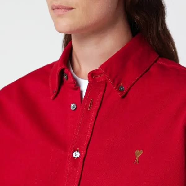 AMI Paris De Caur Ruby Cotton Shirt