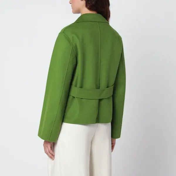 Max Mara Cropped Jacket In Wool-blend Cloth