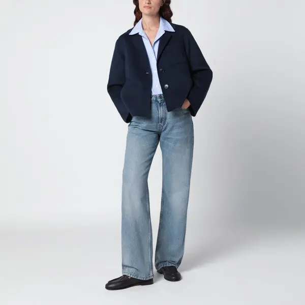 Max Mara Cropped Jacket In Wool-blend Cloth