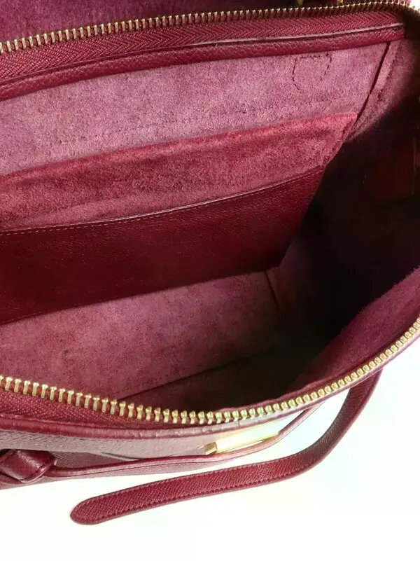 Celine Micro Belt Tote Bag - Red