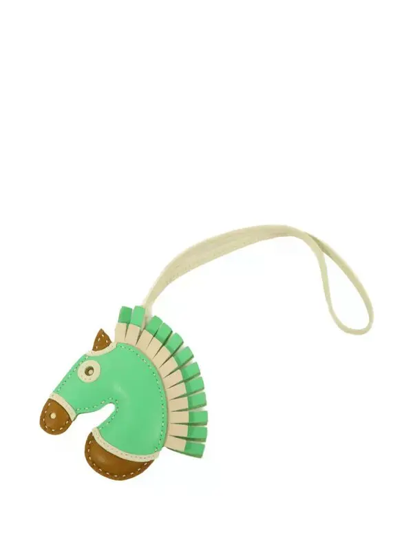 Hermès 2023 Geegee Camail Milo Bag Charm - Green