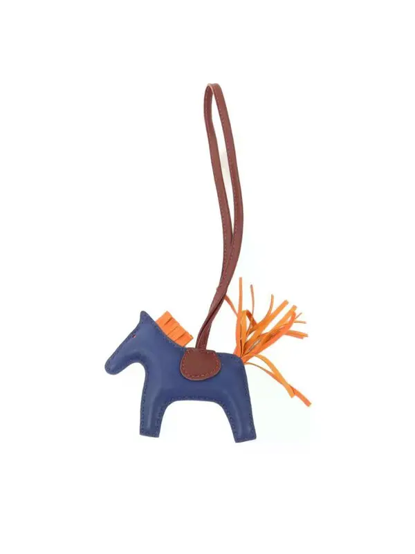 Hermès Pm Rodeo Milo Bag Charm - Blue