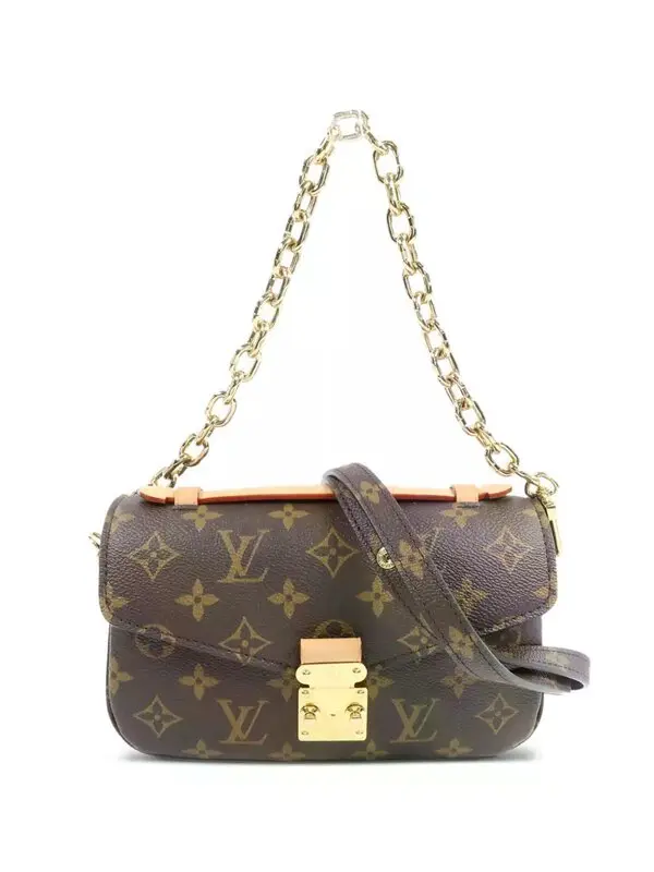 LOUIS VUITTON Metis East West Tote Bag - Brown