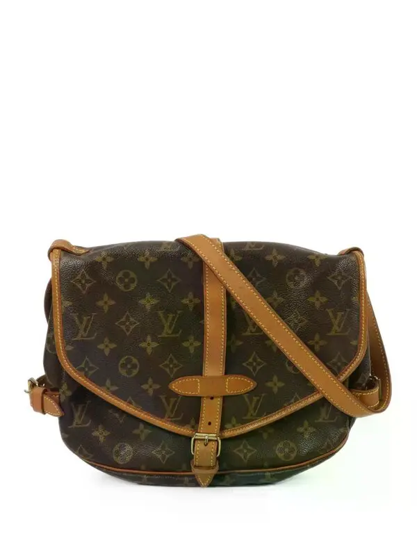 LOUIS VUITTON 30 Saumur Monogram Shoulder Bag