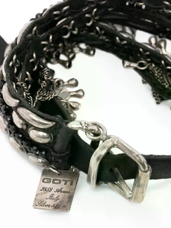 GOTI Beaded Chain-fringe Bracelet