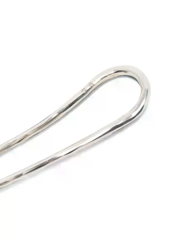 Werkstatt:München Hammered Hairpin Brooch