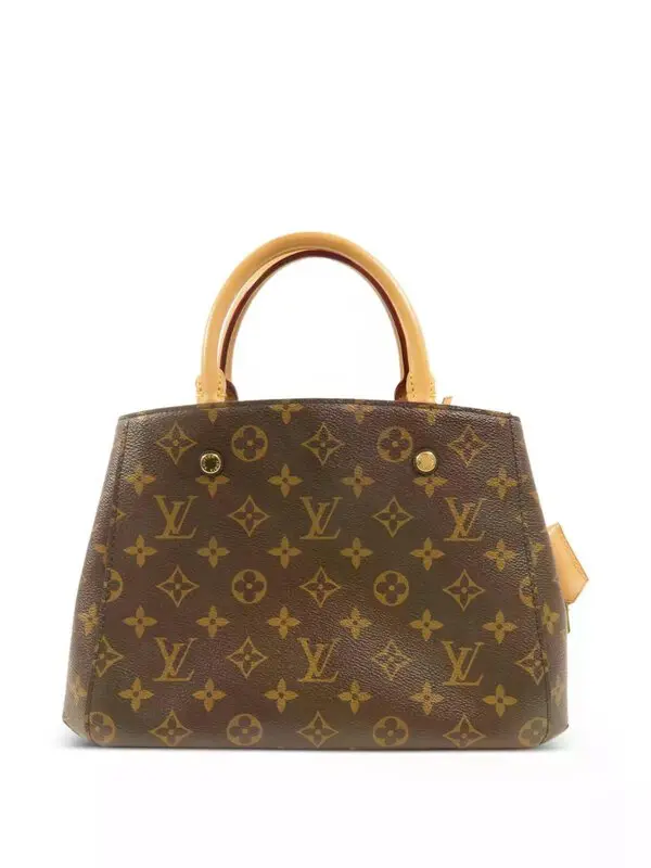 LOUIS VUITTON Bb Montaigne Monogram Shoulder Bag - Brown