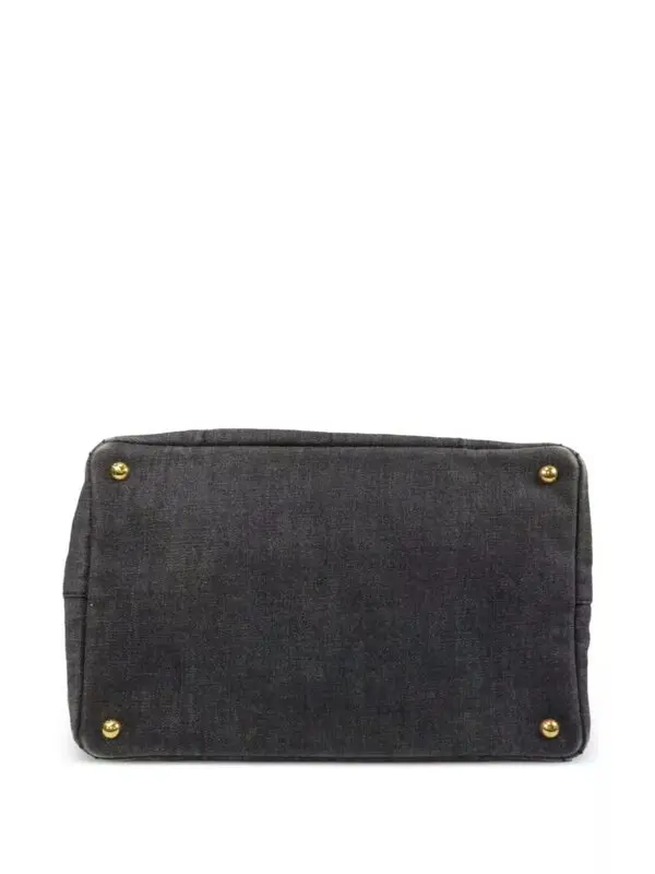 Prada Logo-print Tote Bag - Black