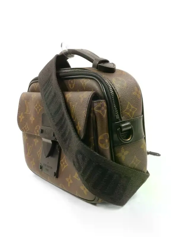 LOUIS VUITTON S Lock Messenger Macassar Monogram Messenger Bag