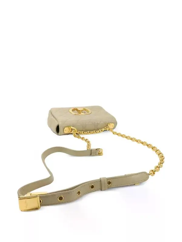 Dior Small Caro Quilted Messenger Bag