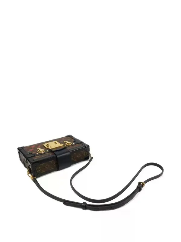 LOUIS VUITTON Petite Malle Monogram Canvas Clutch Bag