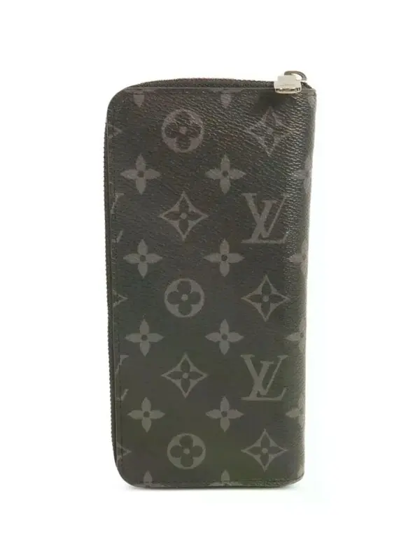 LOUIS VUITTON Monogram Eclipse Zippy Wallet - Grey