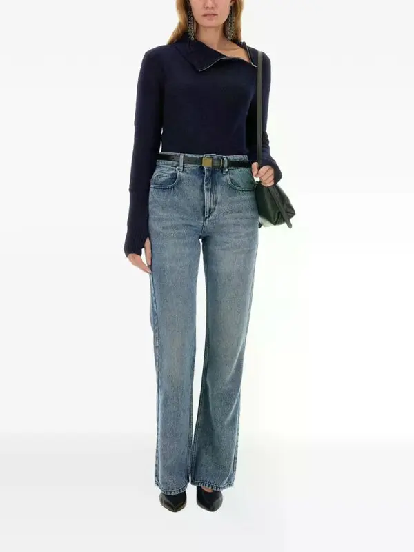 MARANT ETOILE Odelle Zip-neck Sweater