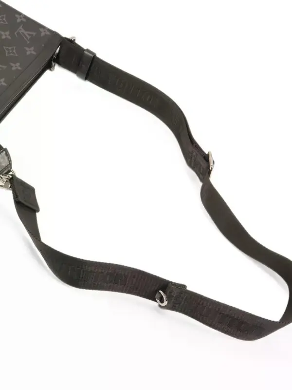 LOUIS VUITTON Gaston Monogram Eclipse Shoulder Bag - Black