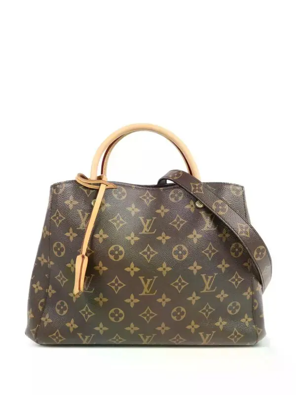 LOUIS VUITTON Mm Montaigne Monogram Tote Bag