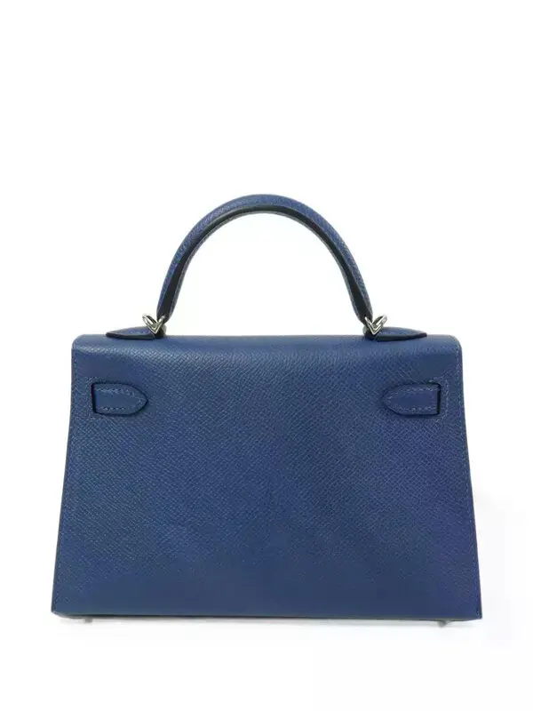 Hermès Mini Kelly Ii Epsom Handbag - Blue
