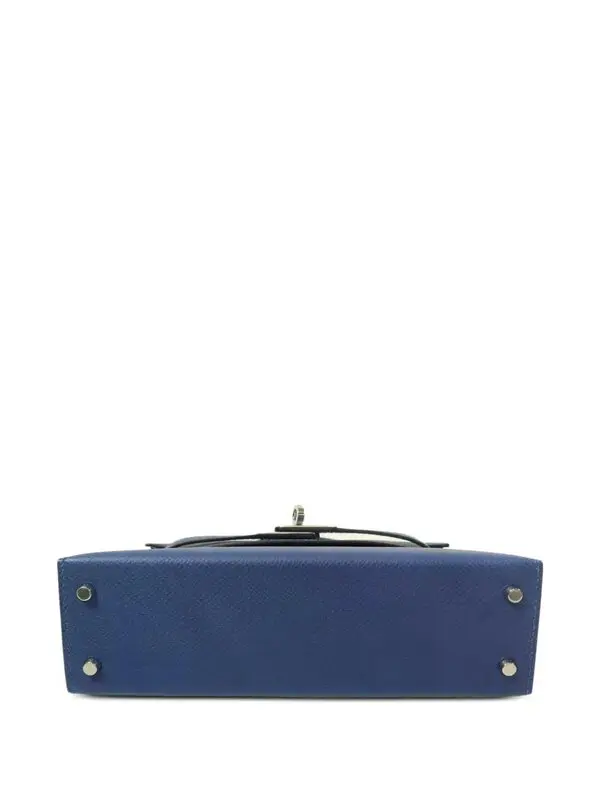 Hermès Mini Kelly Ii Epsom Handbag - Blue