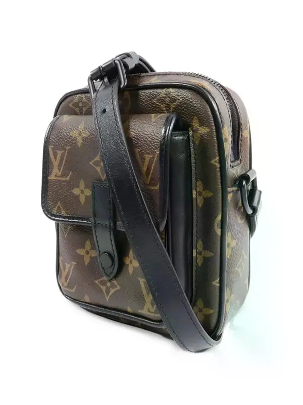 LOUIS VUITTON Monogram Macassar Christopher Shoulder Bag