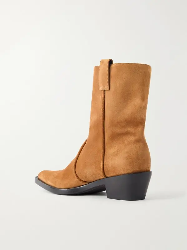 Khaite Clive 35 Suede Ankle Boots
