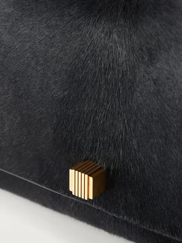 Khaite Audrey Calf Hair Clutch