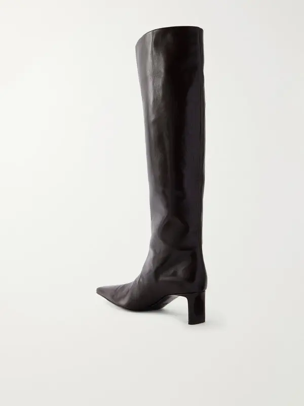Khaite Ona 55 Knee-high Leather Boots