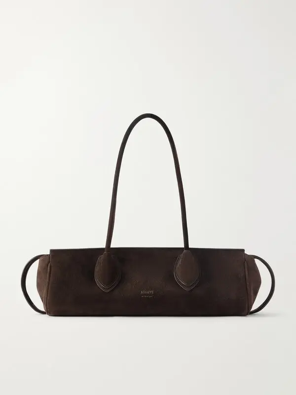 Khaite Donna Suede Shoulder Bag