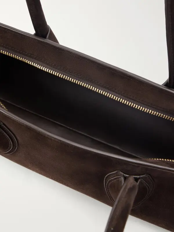 Khaite Donna Suede Shoulder Bag