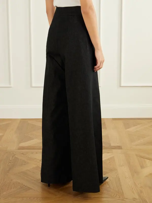 Carolina Herrera Diana High-rise Wide-leg Jeans