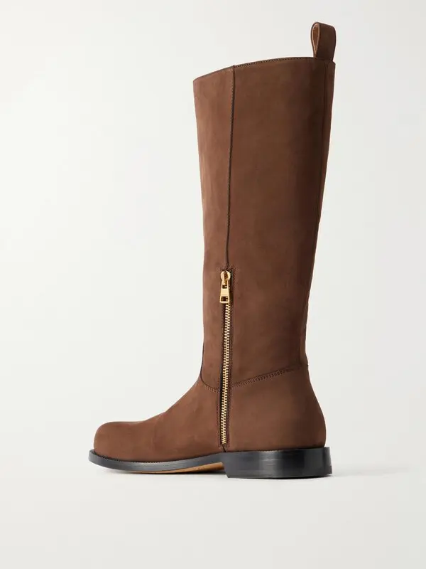 JW Anderson Loafer Nubuck Knee Boots