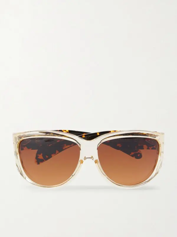 JACQUES MARIE MAGE Ravello D-frame Tortoiseshell Acetate Sunglasses