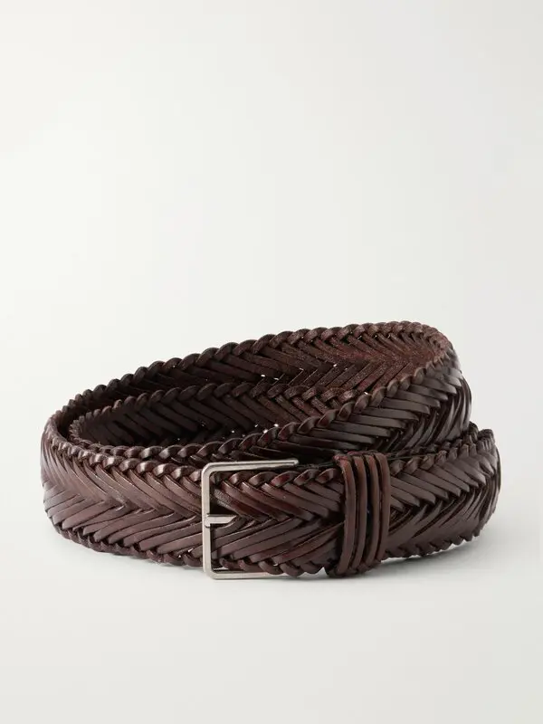 THE ROW Fisherman Braided Leather Belt