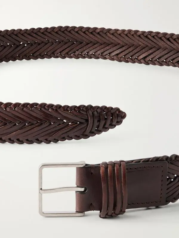 THE ROW Fisherman Braided Leather Belt