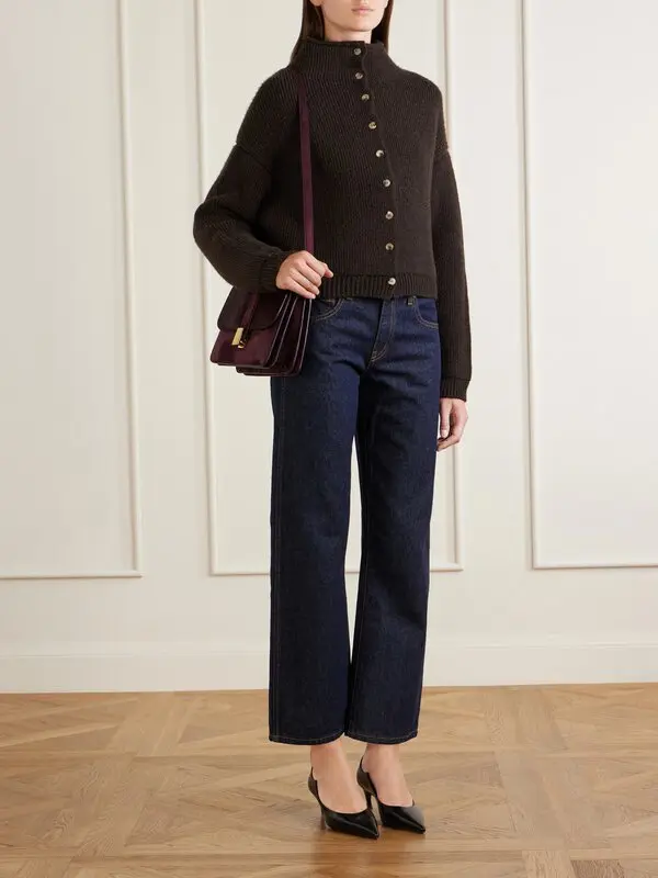 Khaite Kerrie Mid-rise Straight-leg Jeans